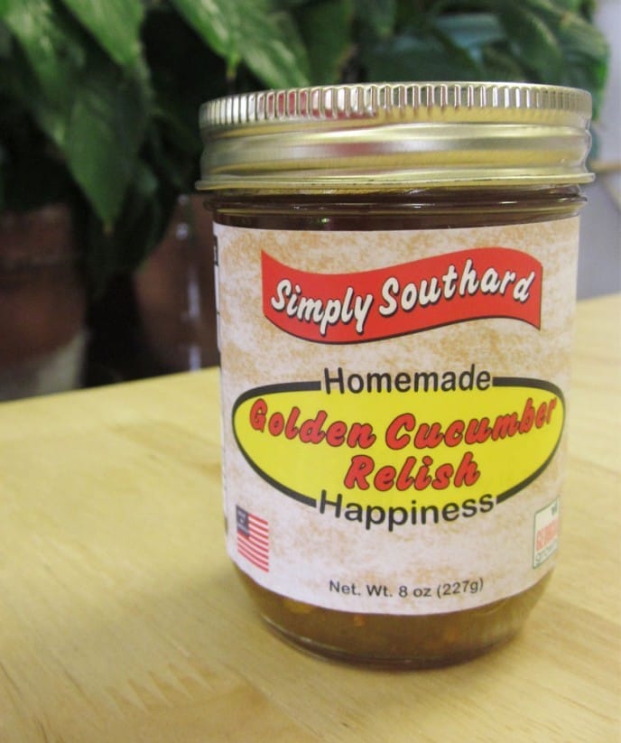 Golden Cucumber Relish - Simply Southard Bakery and Catering